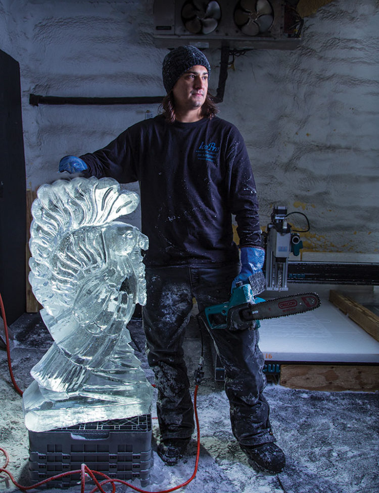 Break the Ice with Ice Sculptor Colin Atkins - Tampa Magazine